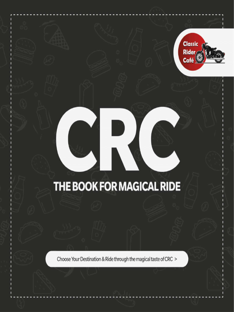 CRC New Menu | PDF