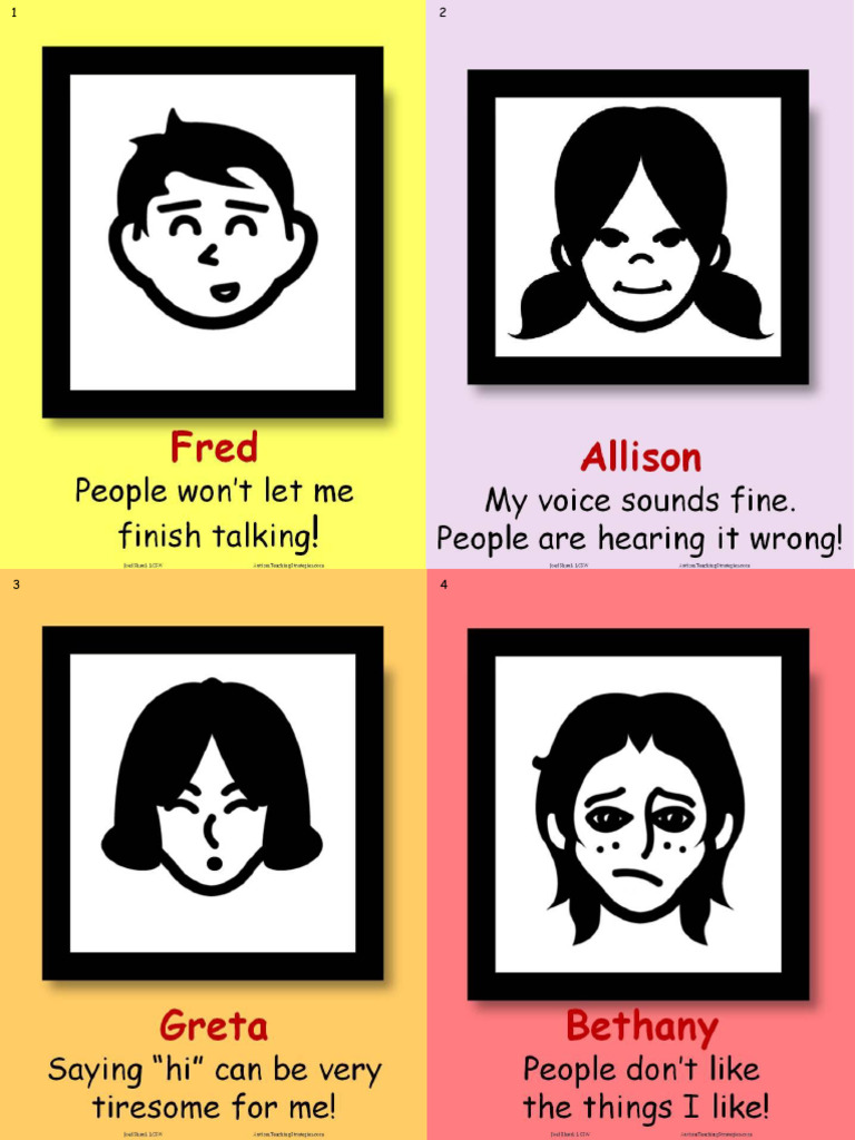 Fix The Problem 40 Face Cards To Print Cut Out | PDF