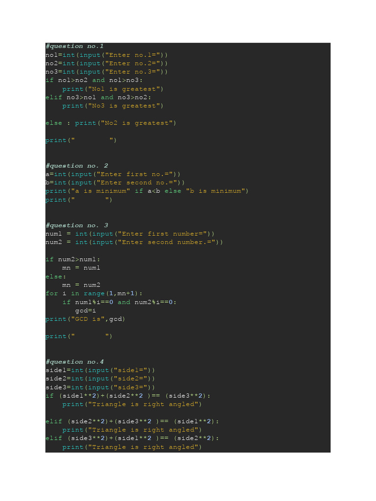 Beginner Python Exercises | PDF