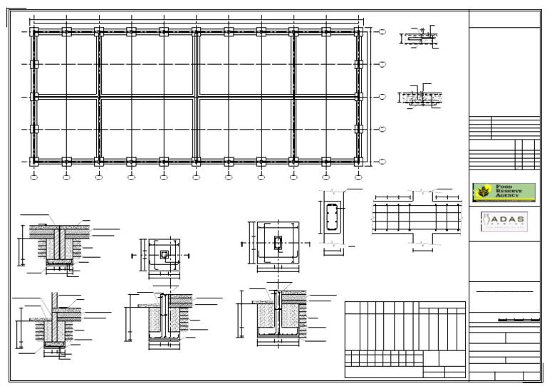 20x50 Warehouse Foundation Plan & Details | PDF | Civil Engineering ...