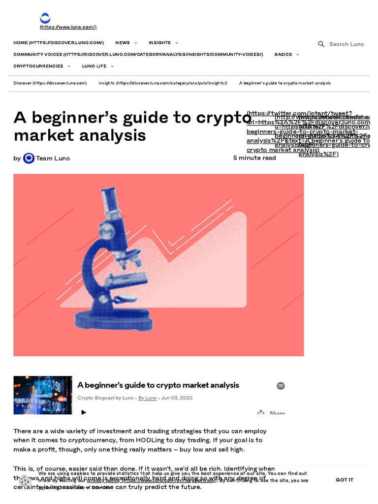 A Beginner's Guide To Crypto Market Analysis - Luno | PDF | Technical ...
