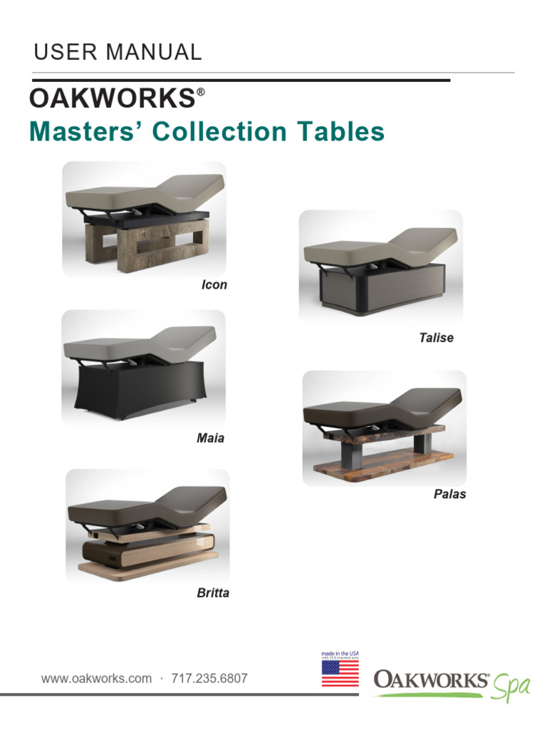 Oakworks Masters' Collection User Manual | PDF | Electrical Connector ...