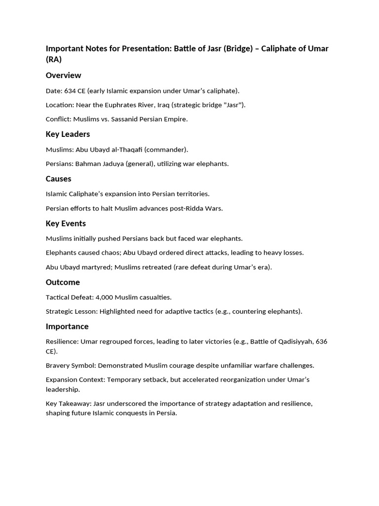 Important Notes for Presentation | PDF