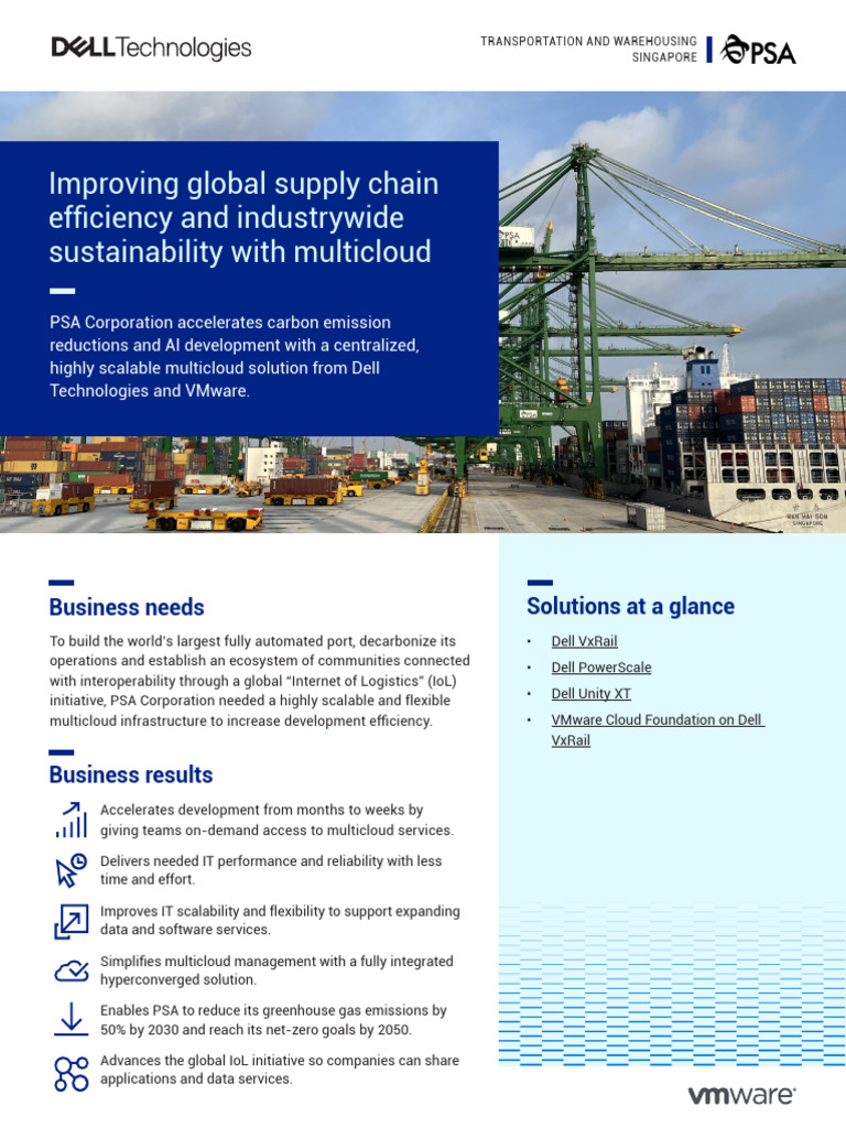 Psa Corporation Customer Story Case Study | PDF | Cloud Computing | Infrastructure