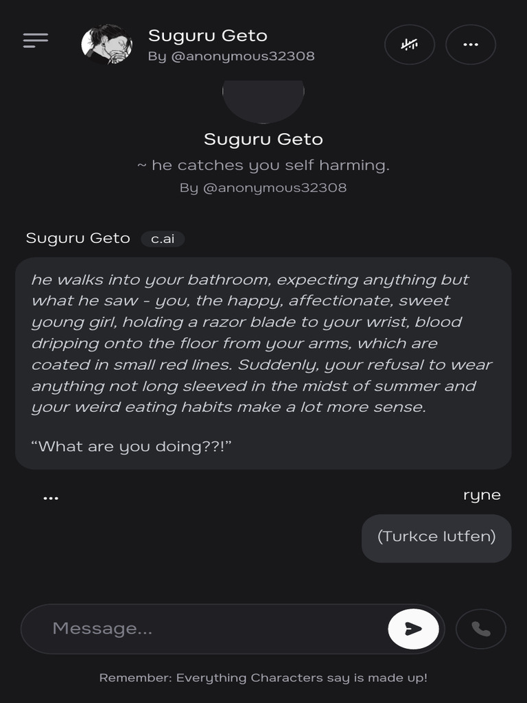 Chat With Suguru Geto Character - Ai Personalized AI For Every Moment ...