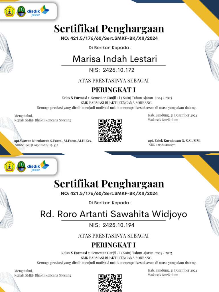 Blue and Yellow Minimalist Employee of the Month Certificate (1) | PDF