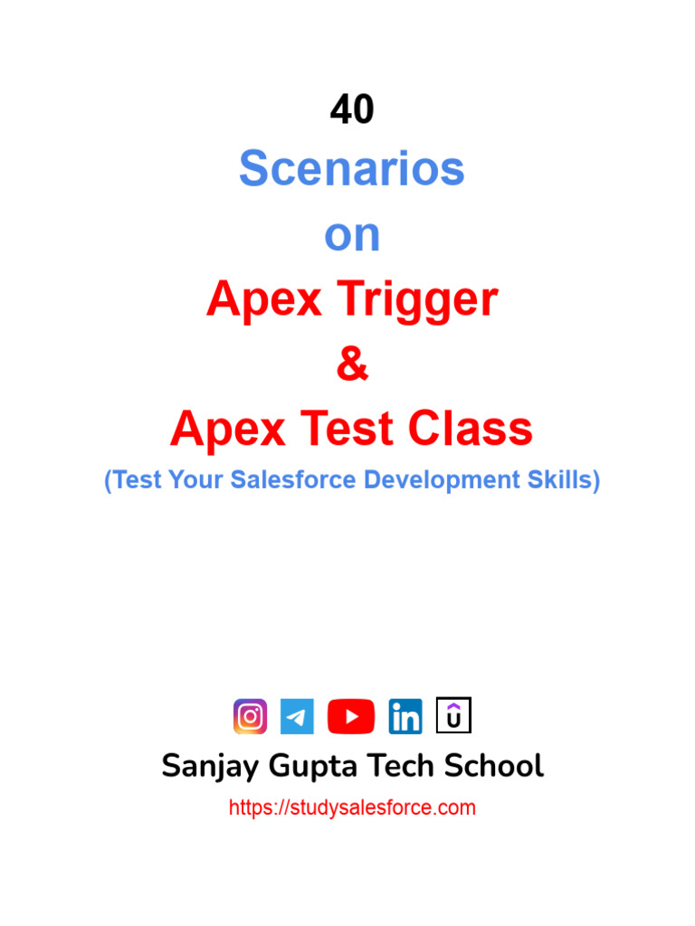 Apex Trigger & Test Class Scenarios | PDF | Information Technology ...