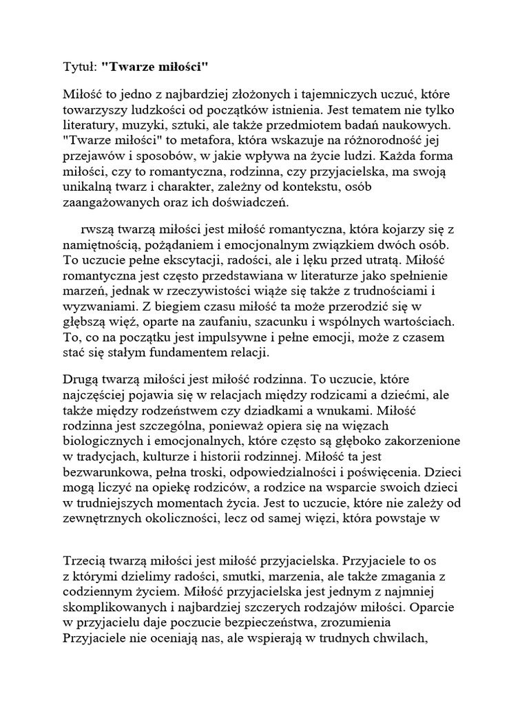 Twarze Milosci | PDF