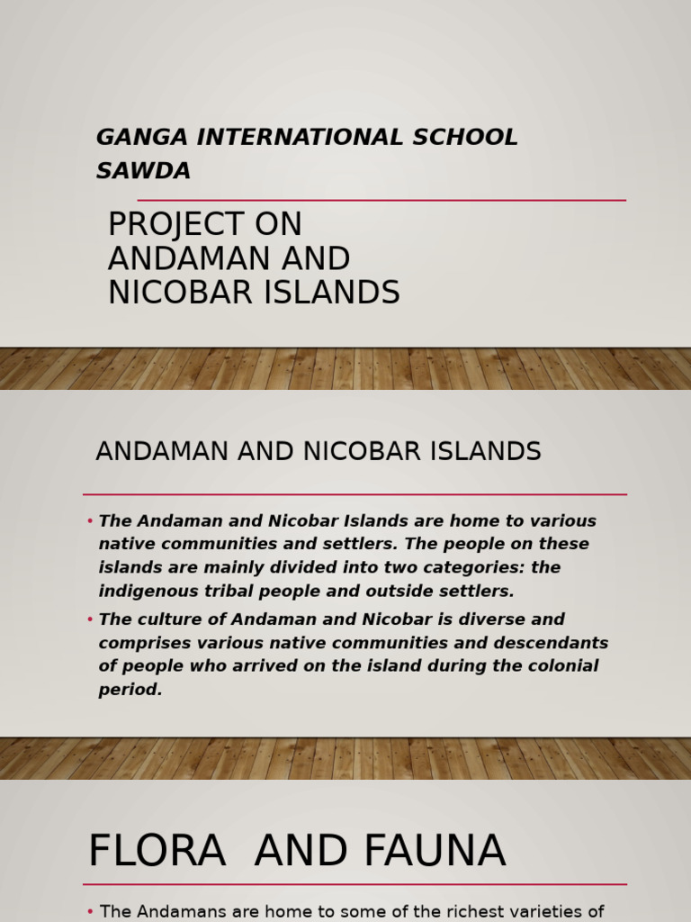 Andaman and Nicobar Islands Overview | PDF
