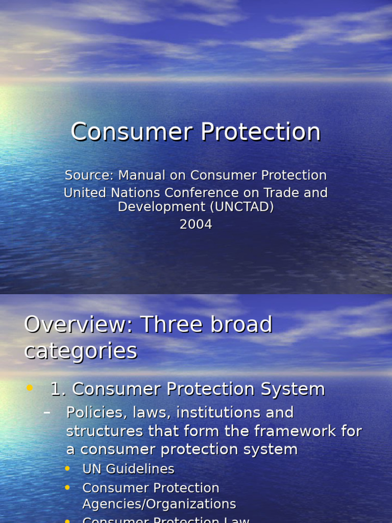Consumer Protection Power Point Lesson 1 2015 | PDF | Food Security ...