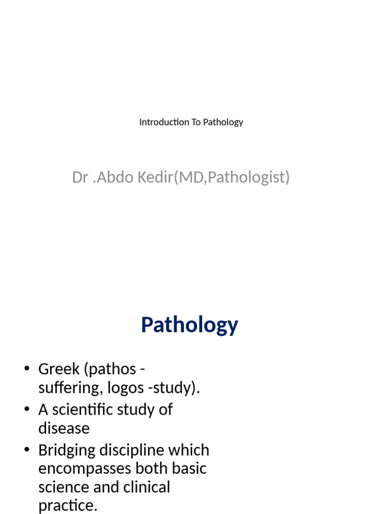 Understanding Pathology: Key Concepts | PDF | Cytopathology | Pathology