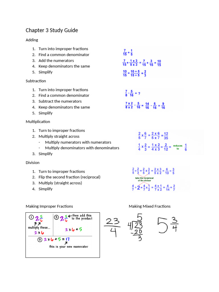 Chapter 3 Study Guide | PDF
