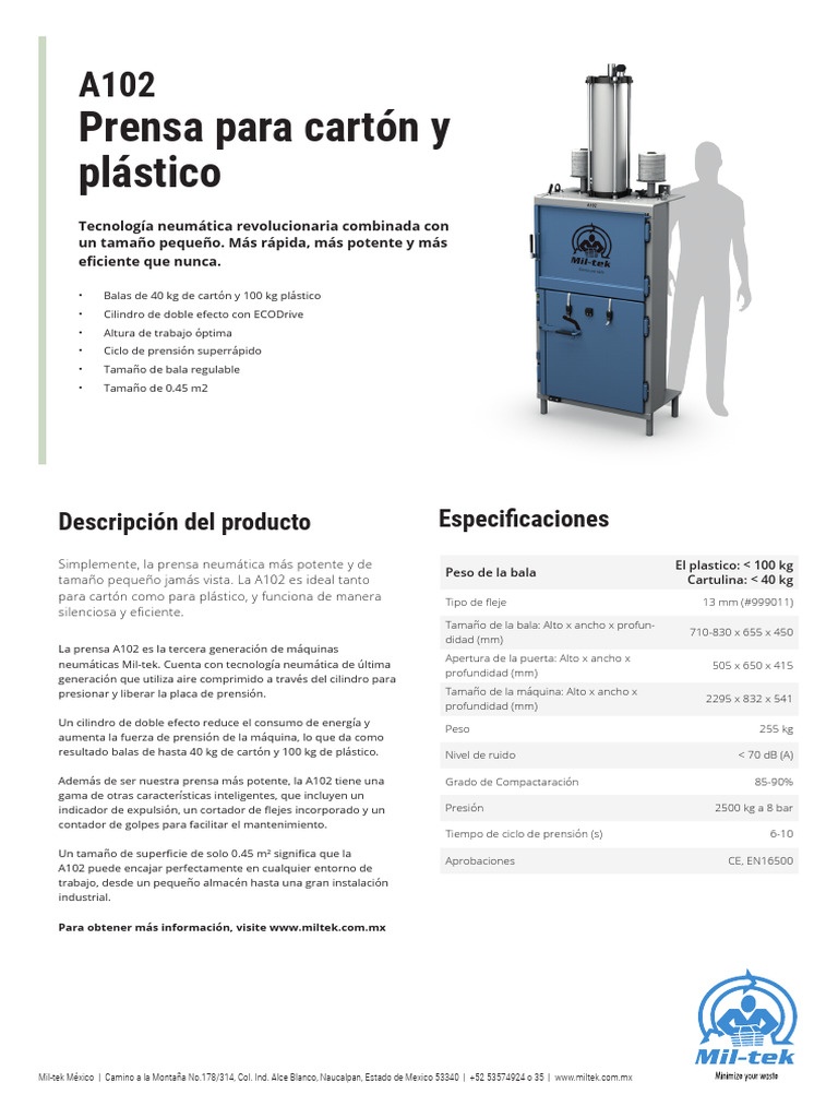A102 - Product Sheet - Mil Tek México | PDF