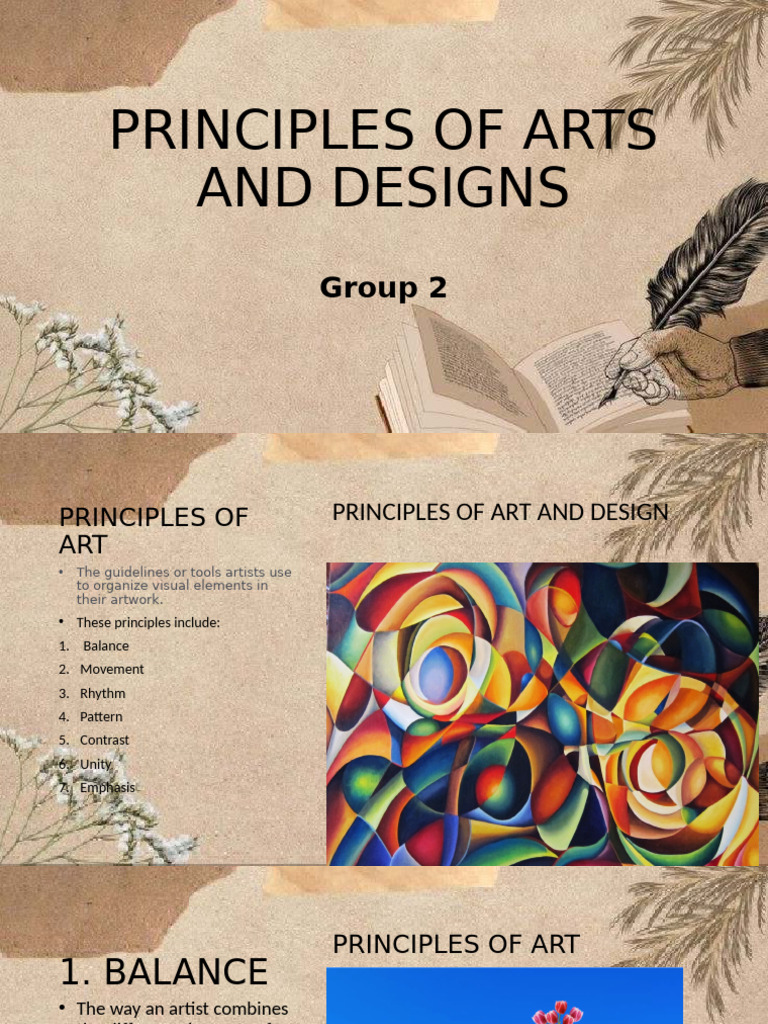 PRINCIPLES OF ART PPT - 1 | PDF | Composition (Visual Arts) | Pattern
