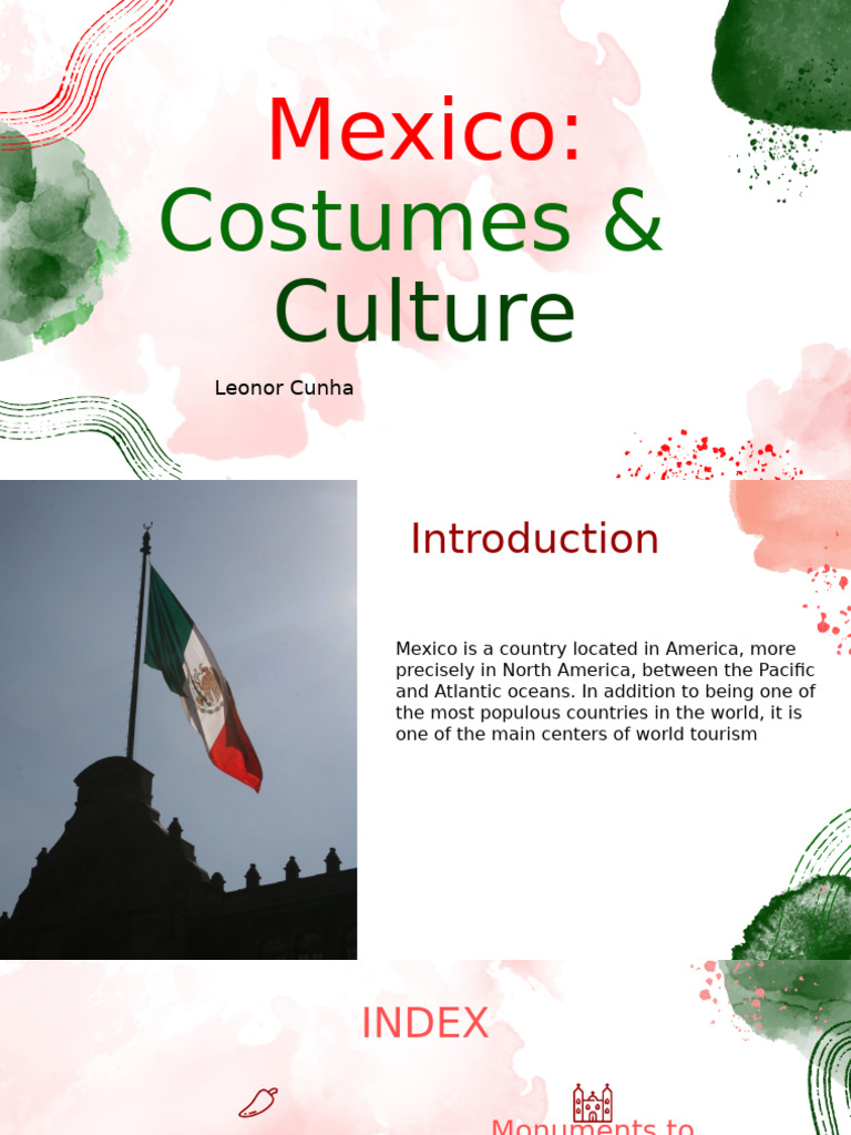 Mexican Culture: Food, Monuments, Holidays | PDF