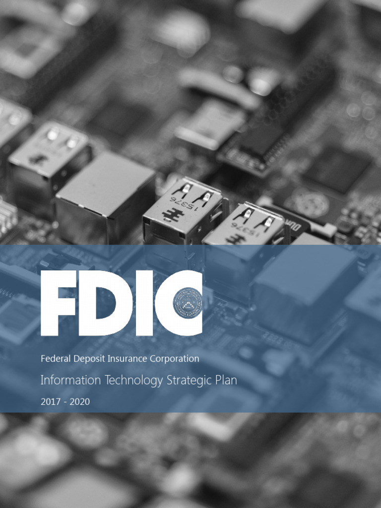 FDIC IT Strategic Plan 2017-2020 | PDF | Computer Security | Security