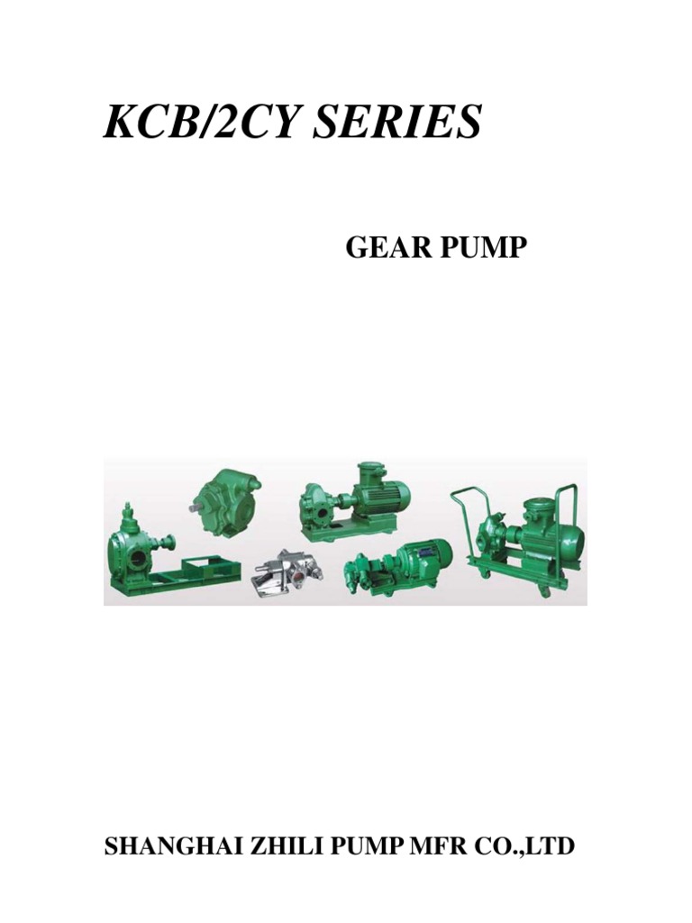 KCB | PDF | Pump | Valve