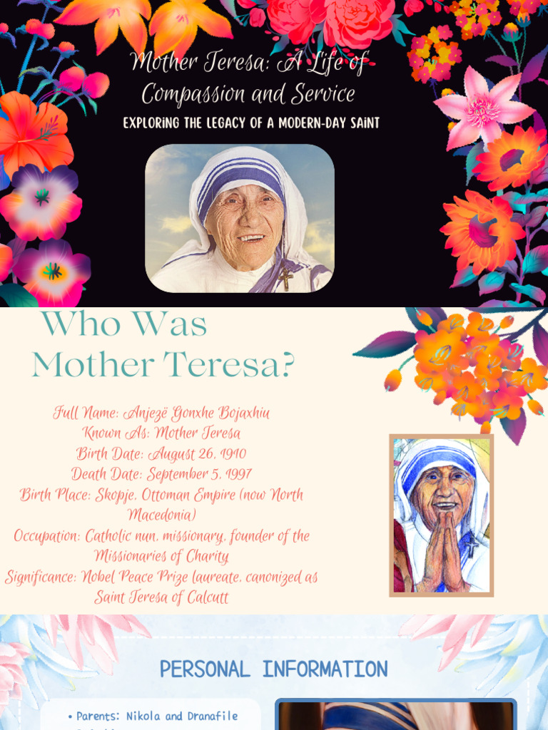Mother Teresa: Legacy of Compassion | PDF | Mother Teresa