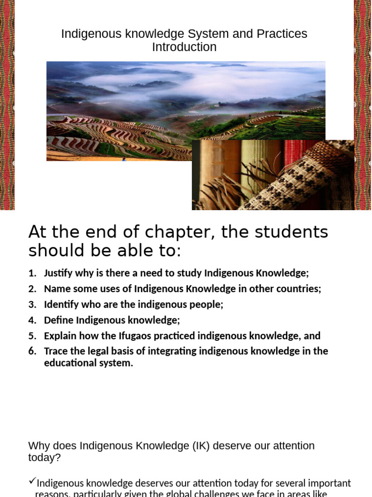 module-1-intro | PDF | Traditional Knowledge | Sustainability