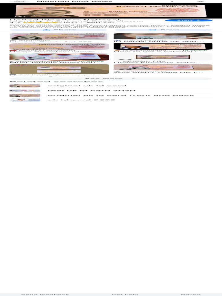 Uk Id Card Front and Back - Google Search | PDF