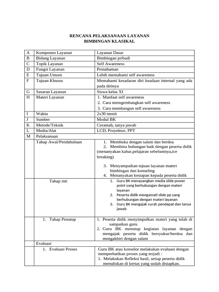 RPL Self Awareness Suci Arianti | PDF