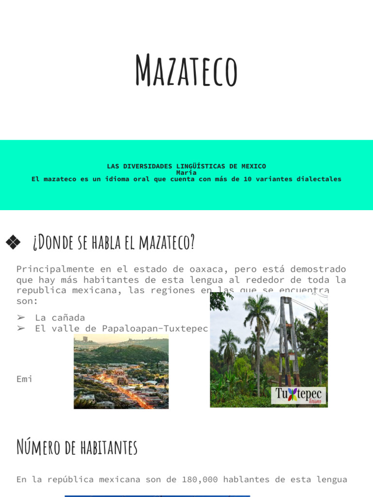 Mazateco | PDF