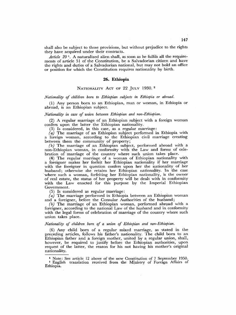 book4_ethiopia | PDF | Naturalization | Marriage