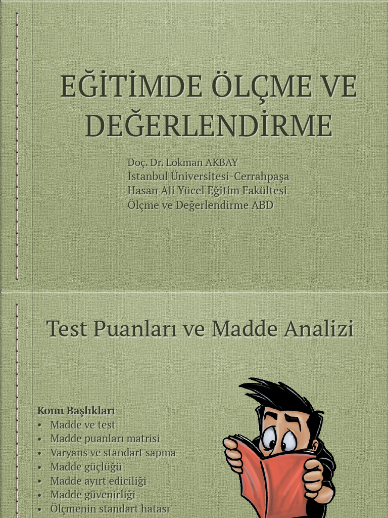 Madde Analizi | PDF