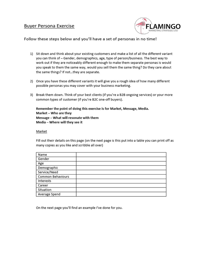 Create Effective Buyer Personas Guide | PDF | Marketing | Business Process