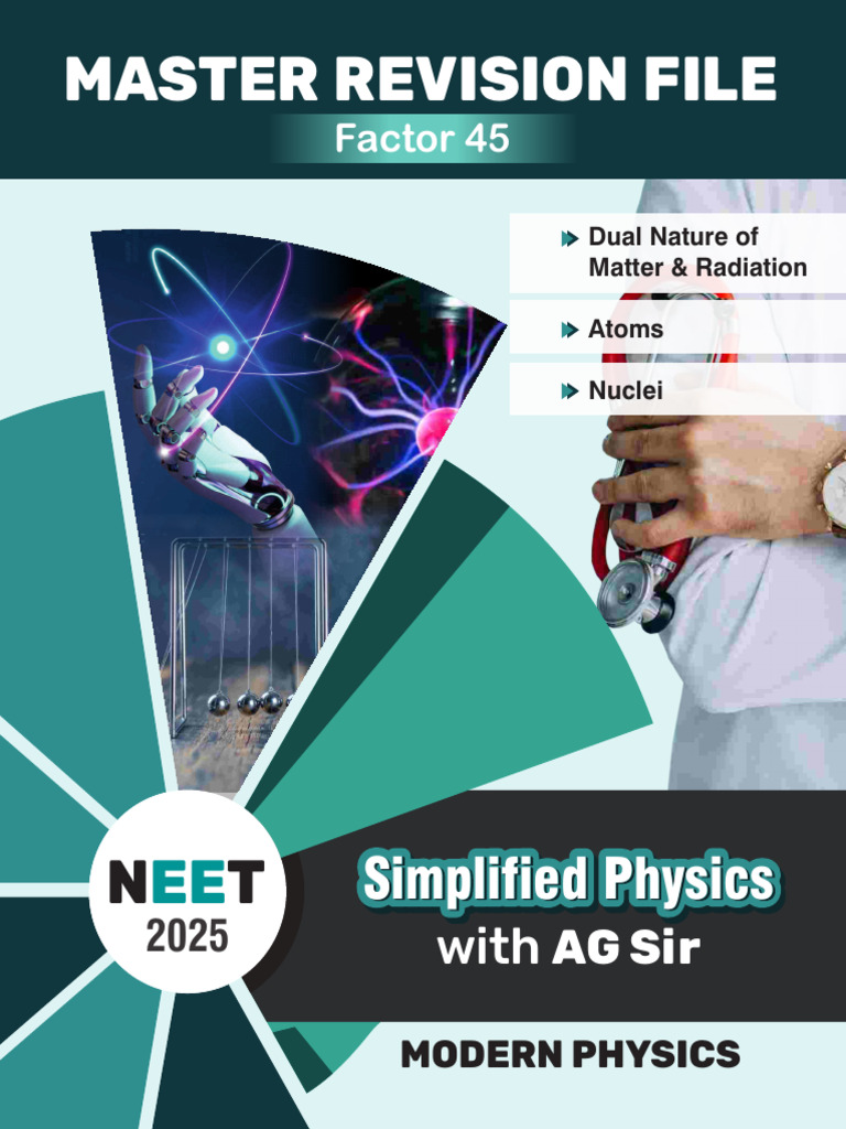 Modern Physics Final Revision File | PDF | Electronvolt | Electron