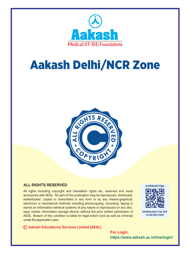 AR-001 - CopyRight - Delhi-NCR Zone | PDF
