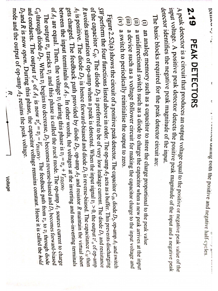 precision and peak detectors | PDF