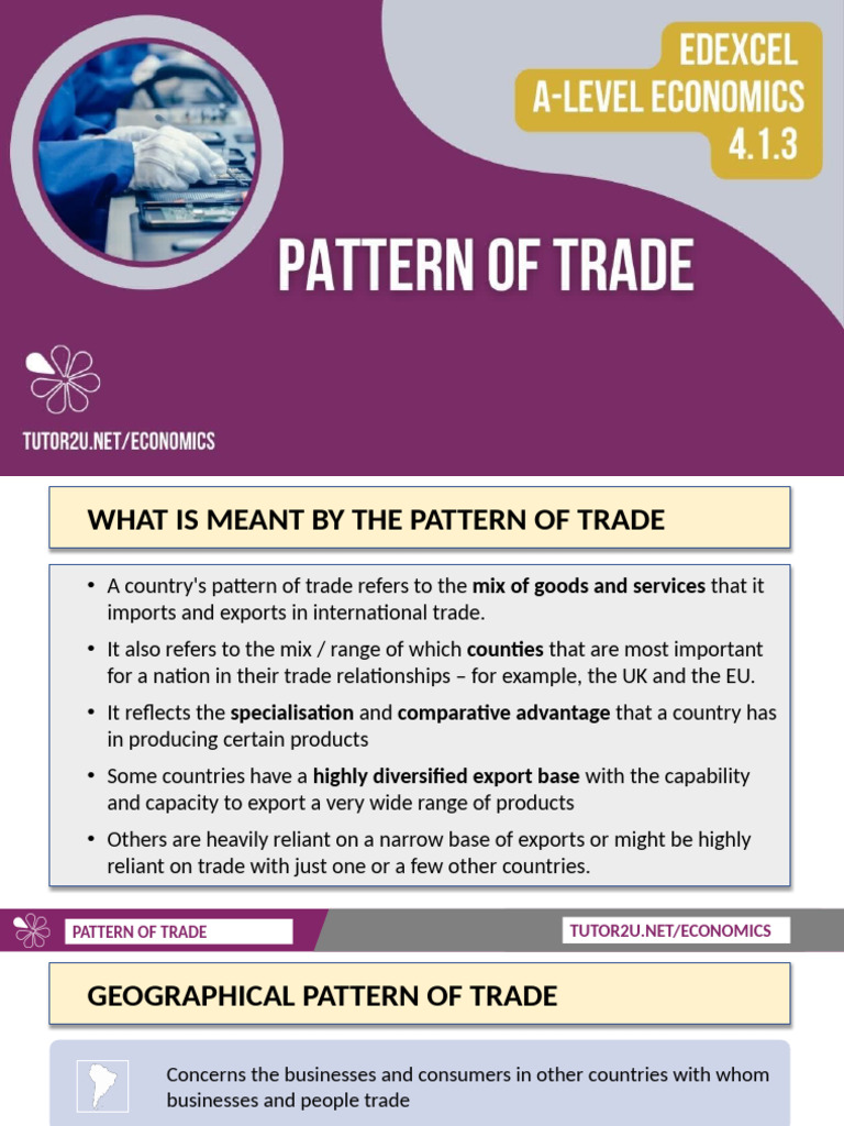 4 1 3 Pattern of Trade | PDF | Exports | European Union