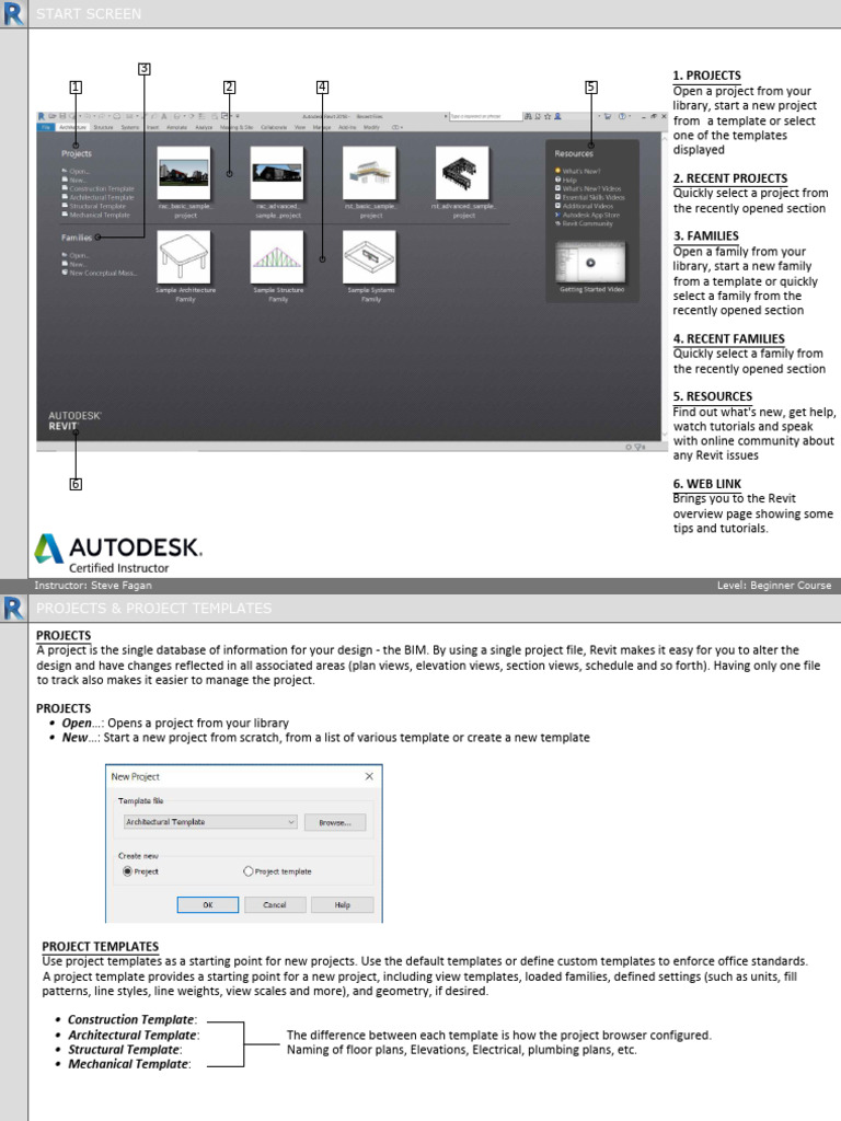 1.4 Revit-Arch-Interface | PDF | Autodesk Revit | Menu (Computing)