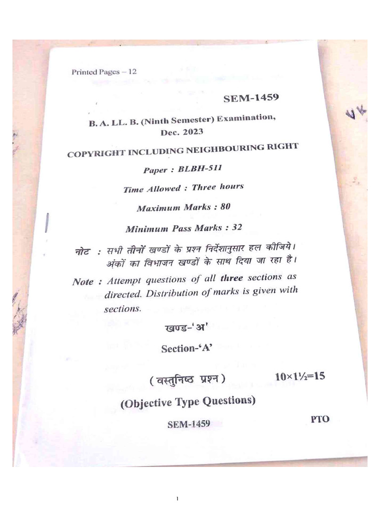 Copyright Sem9 | PDF