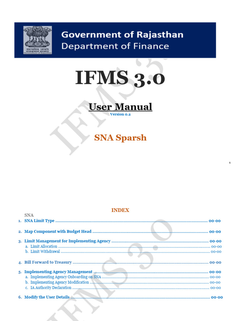 IFMS 3.0 User Manual: SNA Guide | PDF