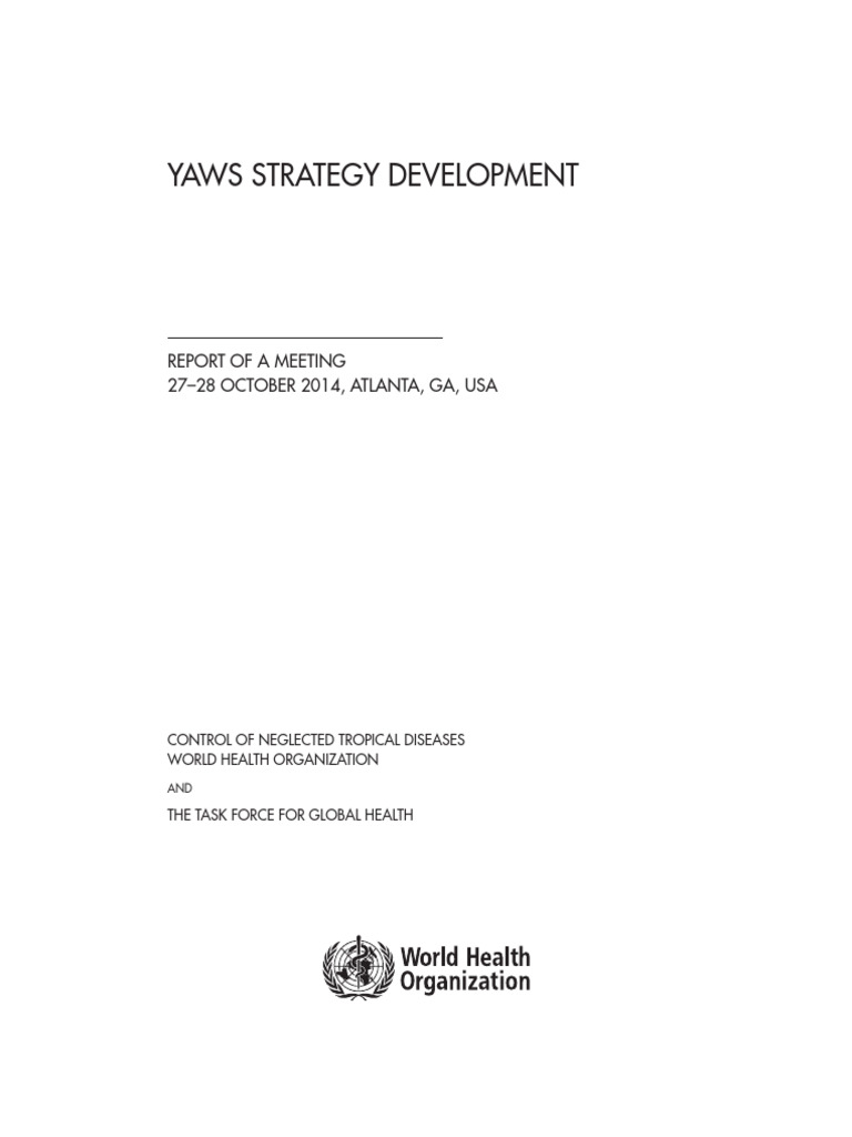 Yaws Research Priorities 2014 | PDF | Eradication Of Infectious ...