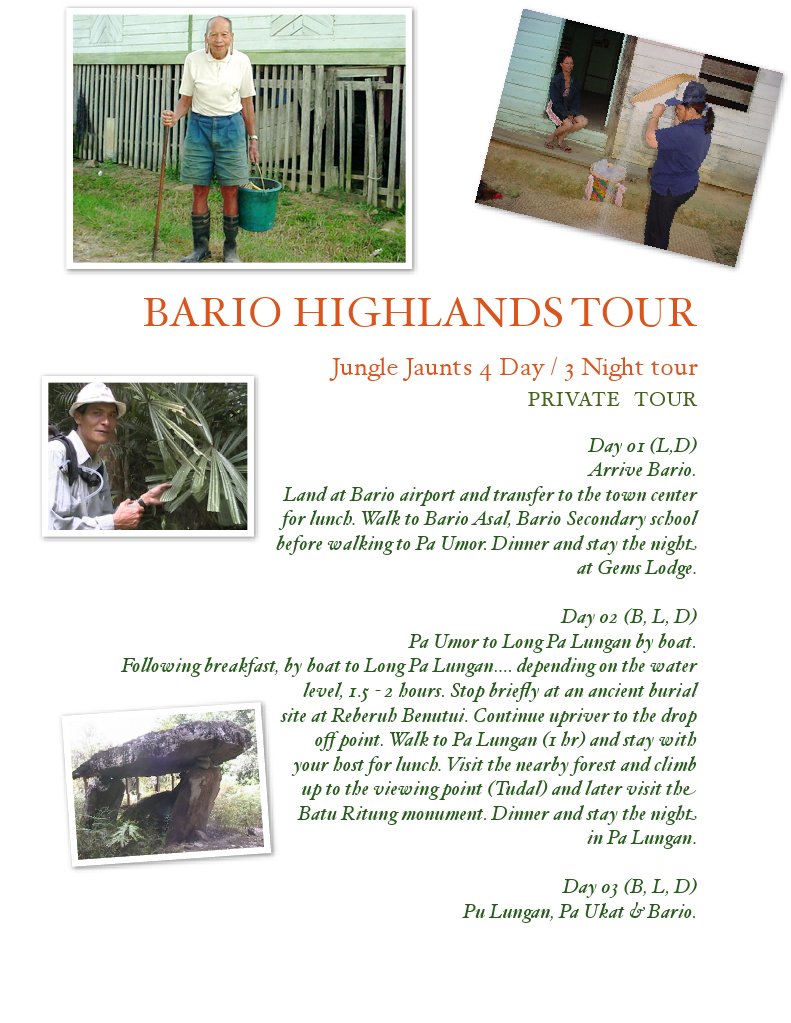 Basic Bario Highlands Tour | PDF | Foreign Language Studies