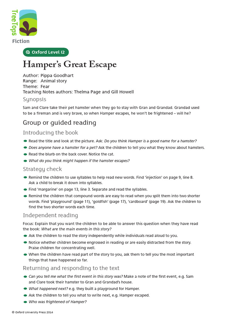 Ttops Fic Hampescape Tns | PDF