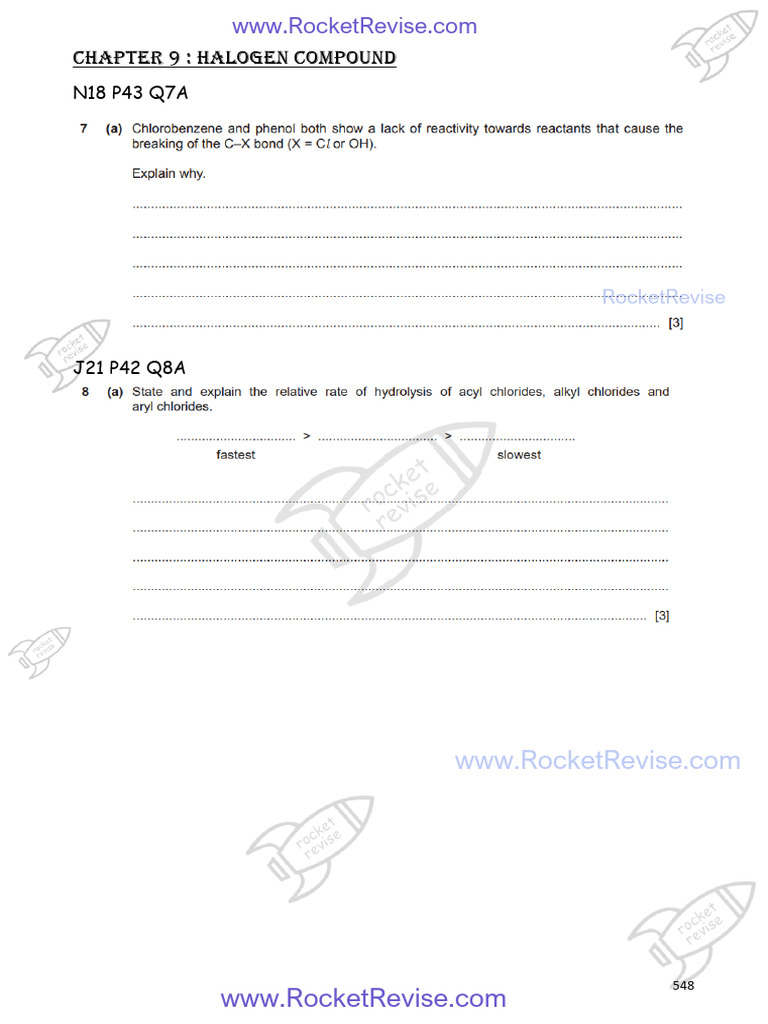 Halogen Compounds Overview and Q&A | PDF