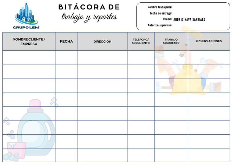 Bitácora de Trabajo y Reportes | PDF