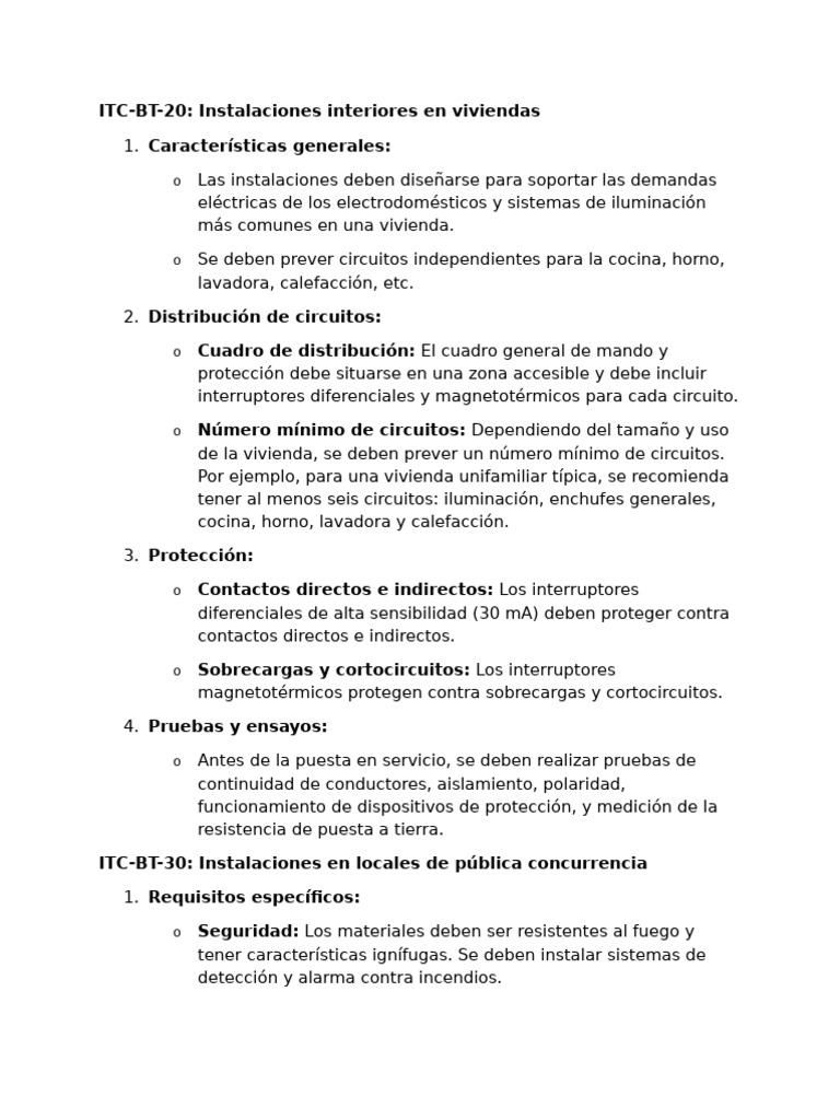 Guía de Instalaciones Eléctricas ITC-BT | PDF | Cableado eléctrico | Ingenieria Eléctrica
