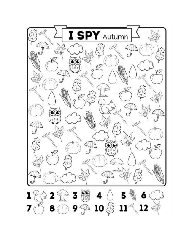 I Spy Autumn | PDF