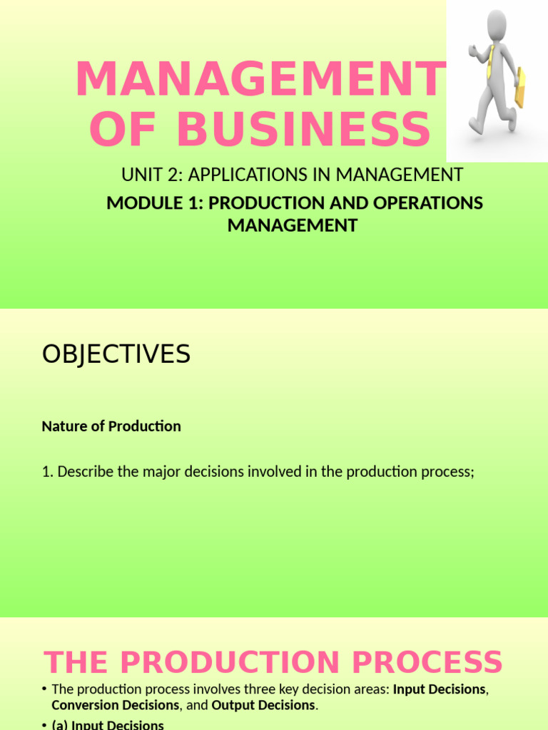 Production and Operations Management Guide | PDF | Forecasting | Survey ...