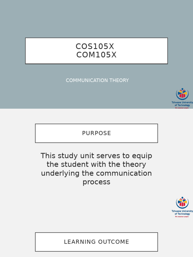 Understanding Communication Theory | PDF | Communication | Nonverbal ...