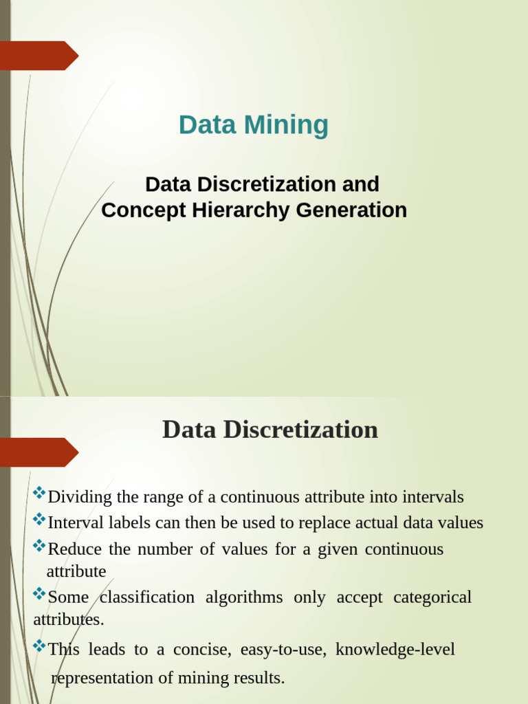 Data Discretization Techniques in Mining | PDF | Cluster Analysis ...