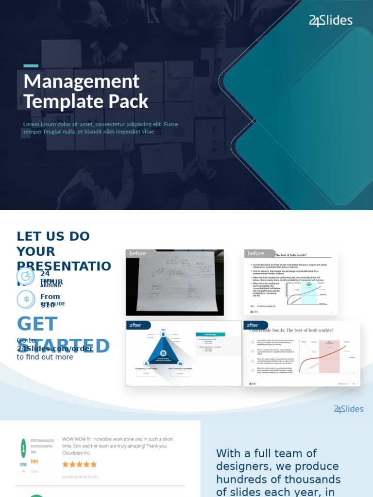 Management Template Pack Creative Style | PDF