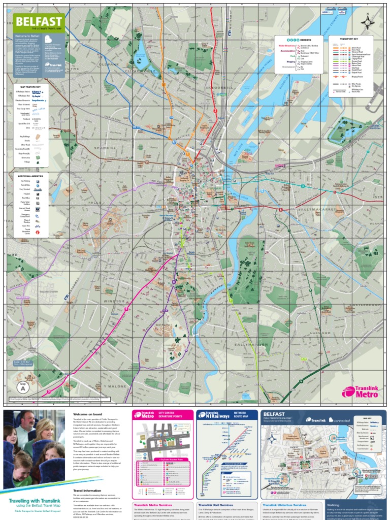 Belfast Map Translink | PDF | Belfast | Rail Transport