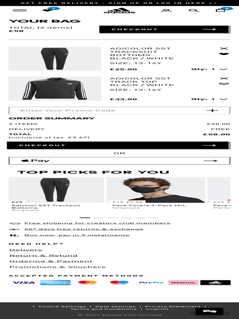 Adidas Online Shop Adidas UK | PDF