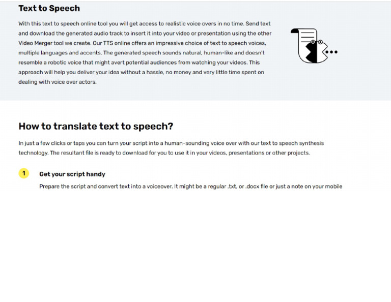 text to speech | PDF